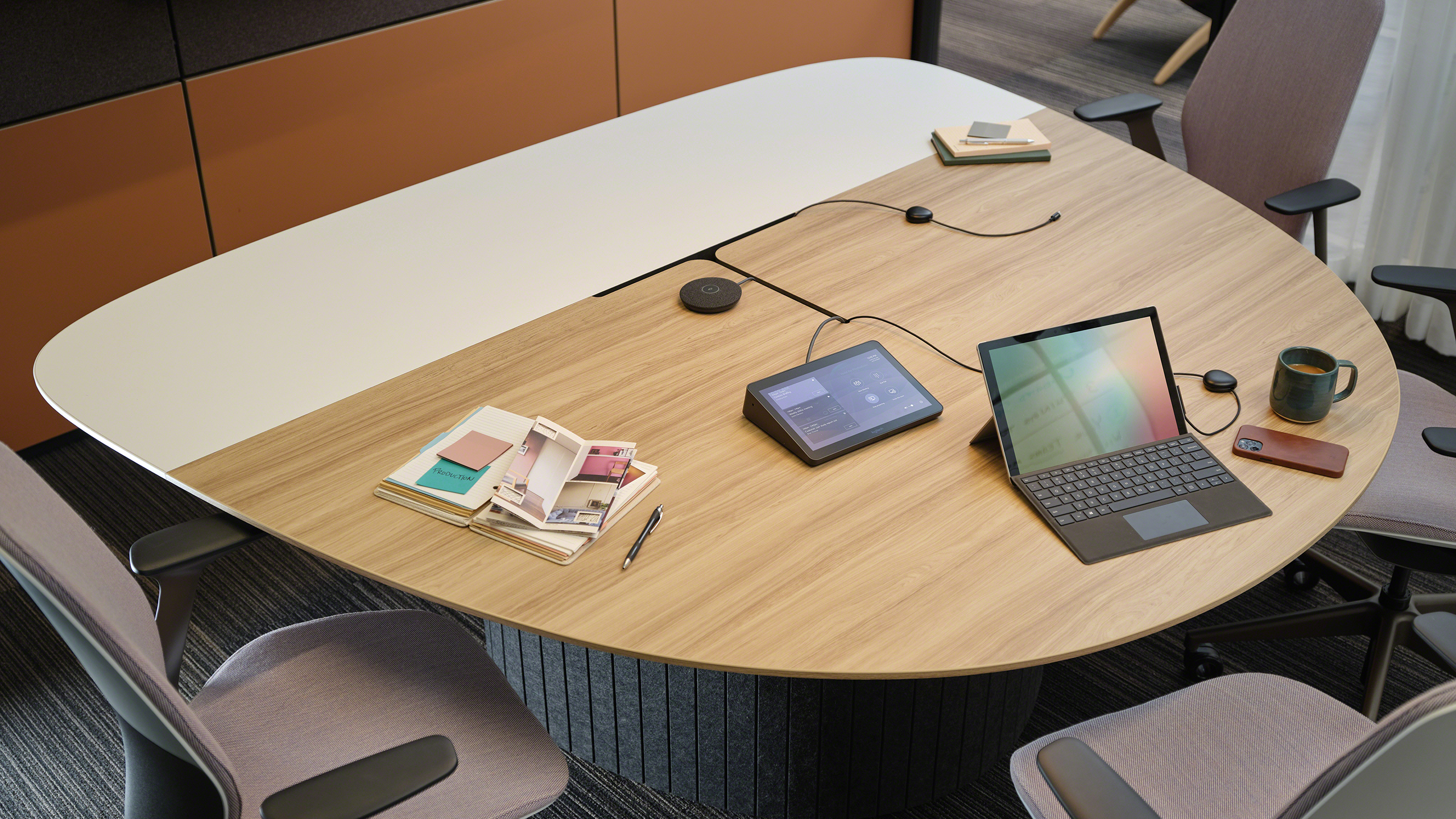 Ocular Conference Tables for Hybrid Collaboration - Steelcase