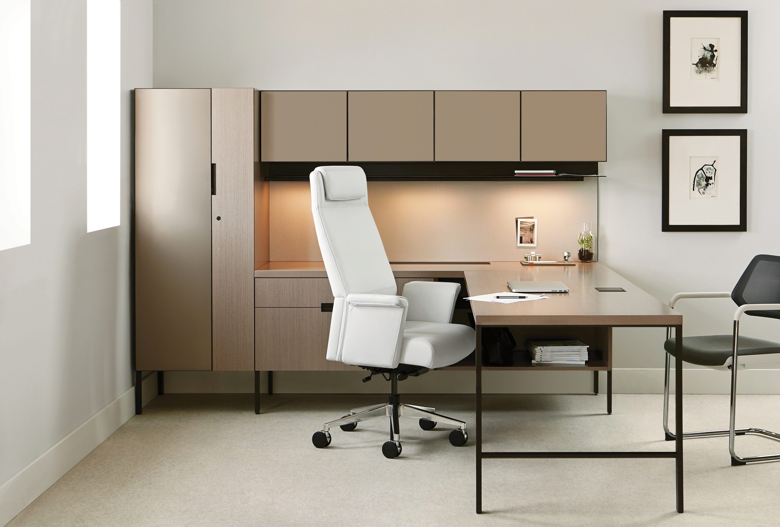 Elective Elements Freestanding Office Desk with Storage | Steelcase