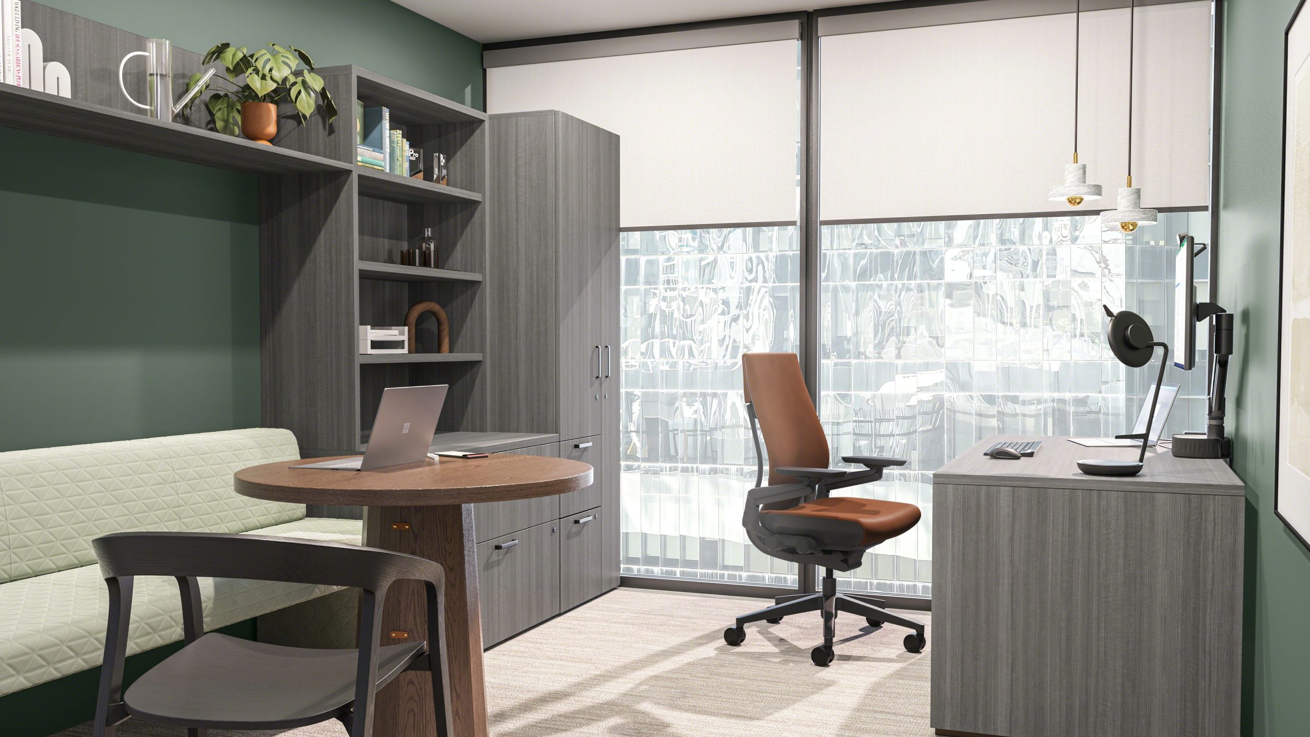 Slim Leg Height-Adjustable Desk & Ergonomic Table | Steelcase
