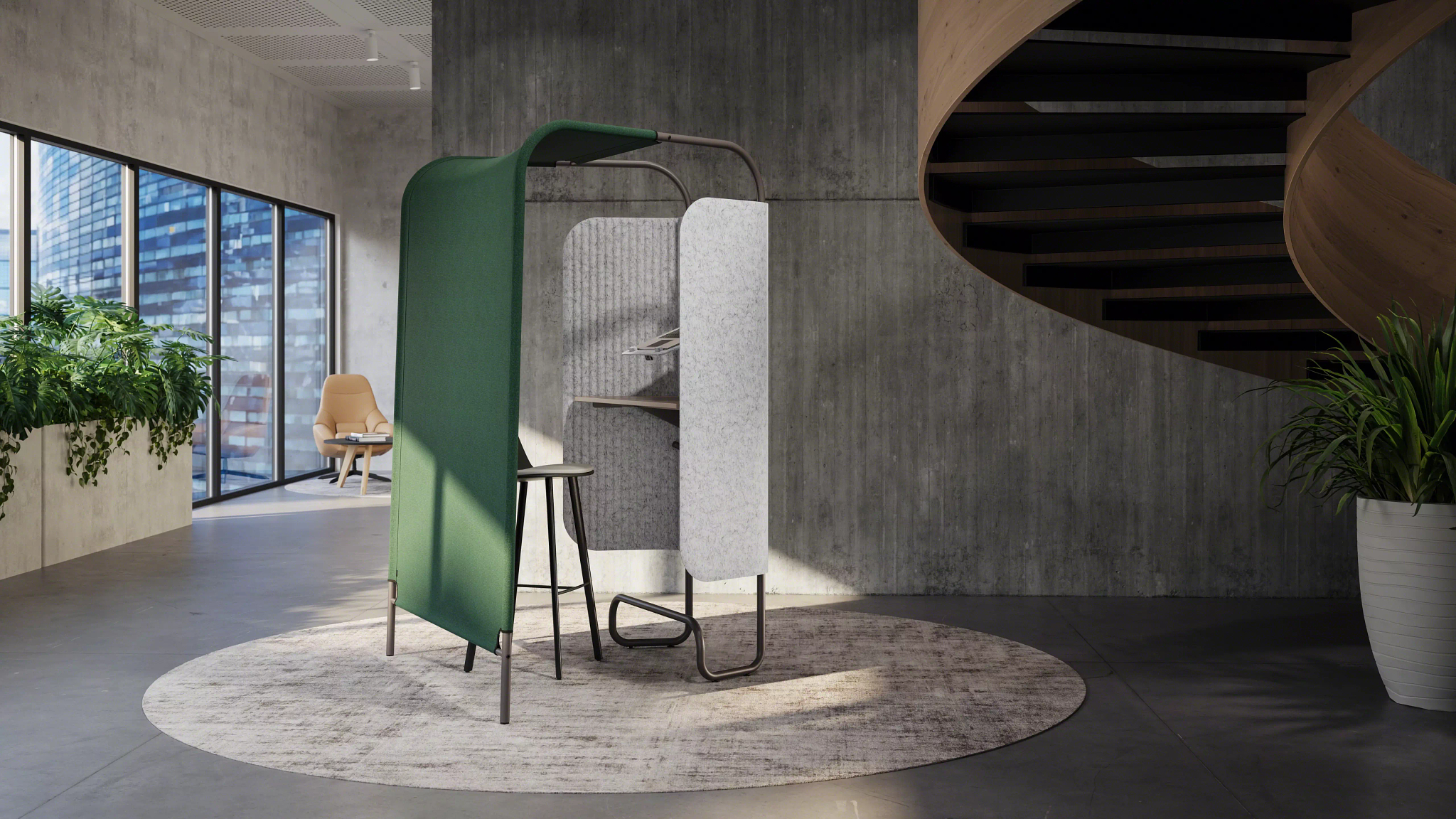 Steelcase Flex Kiosk Semi-Private Office Pods | Steelcase