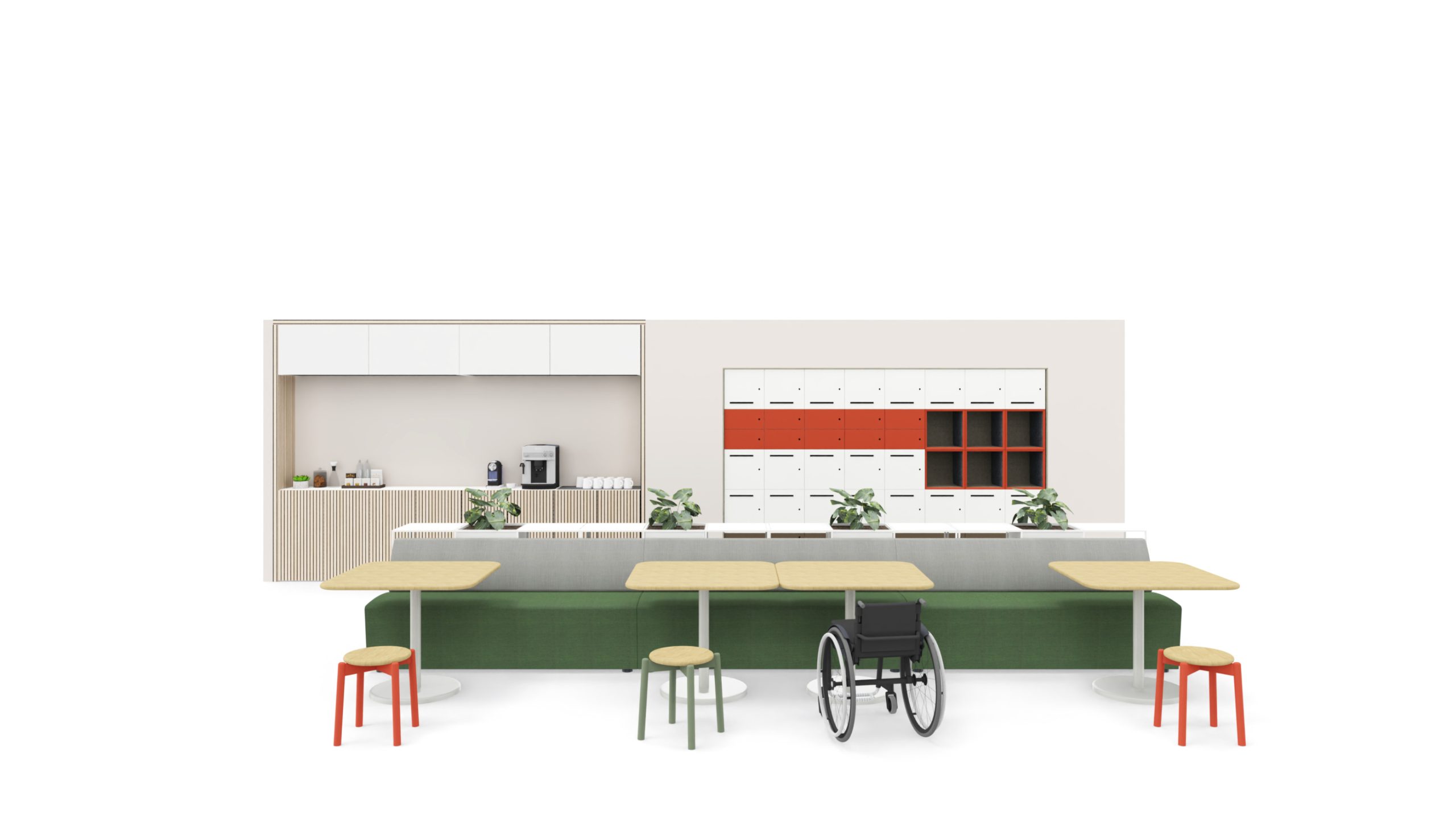 Elective Elements Freestanding Office Workstation - Steelcase