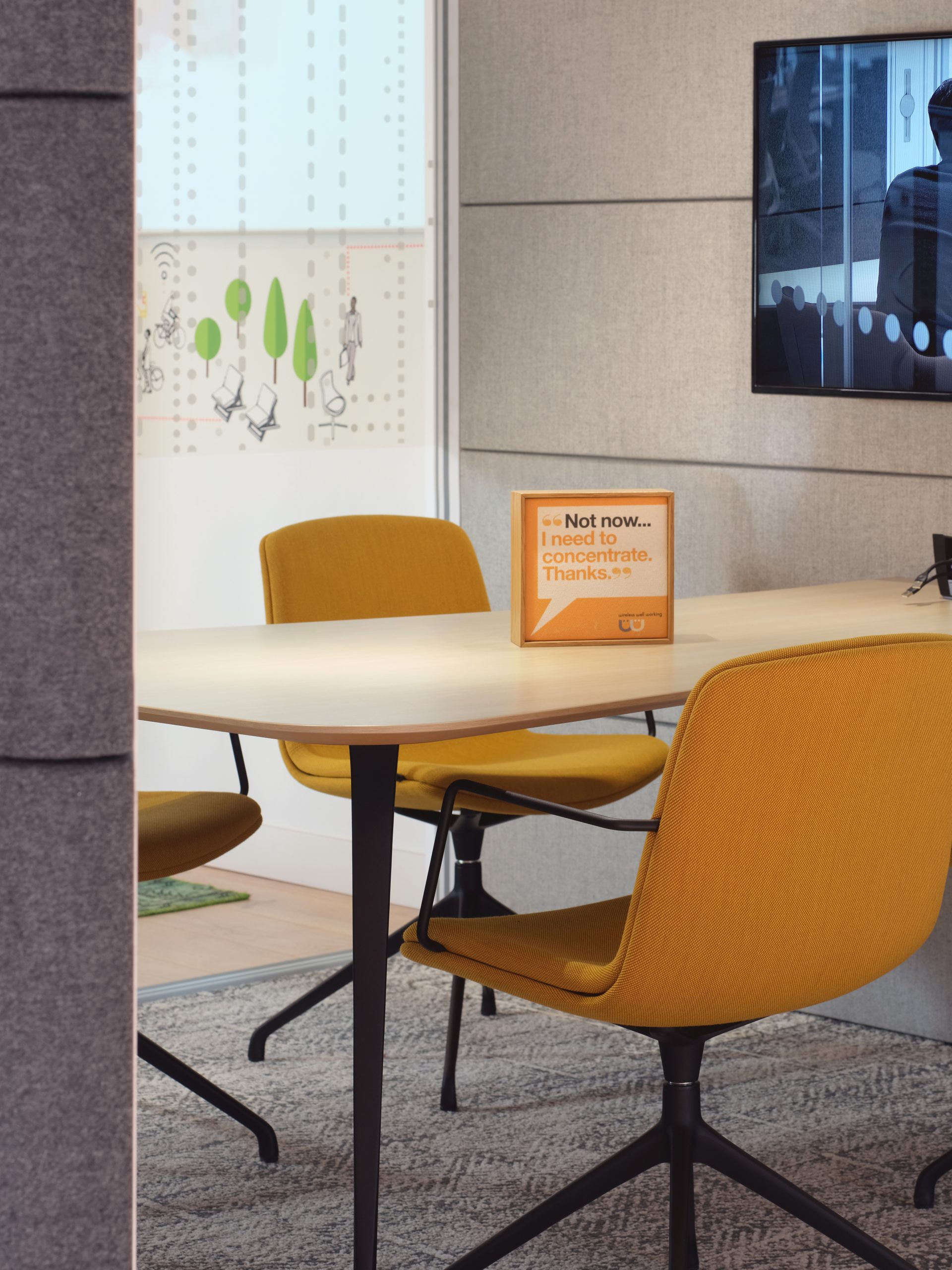 Collaborative Furniture for Open Office Space by Orangebox - Steelcase