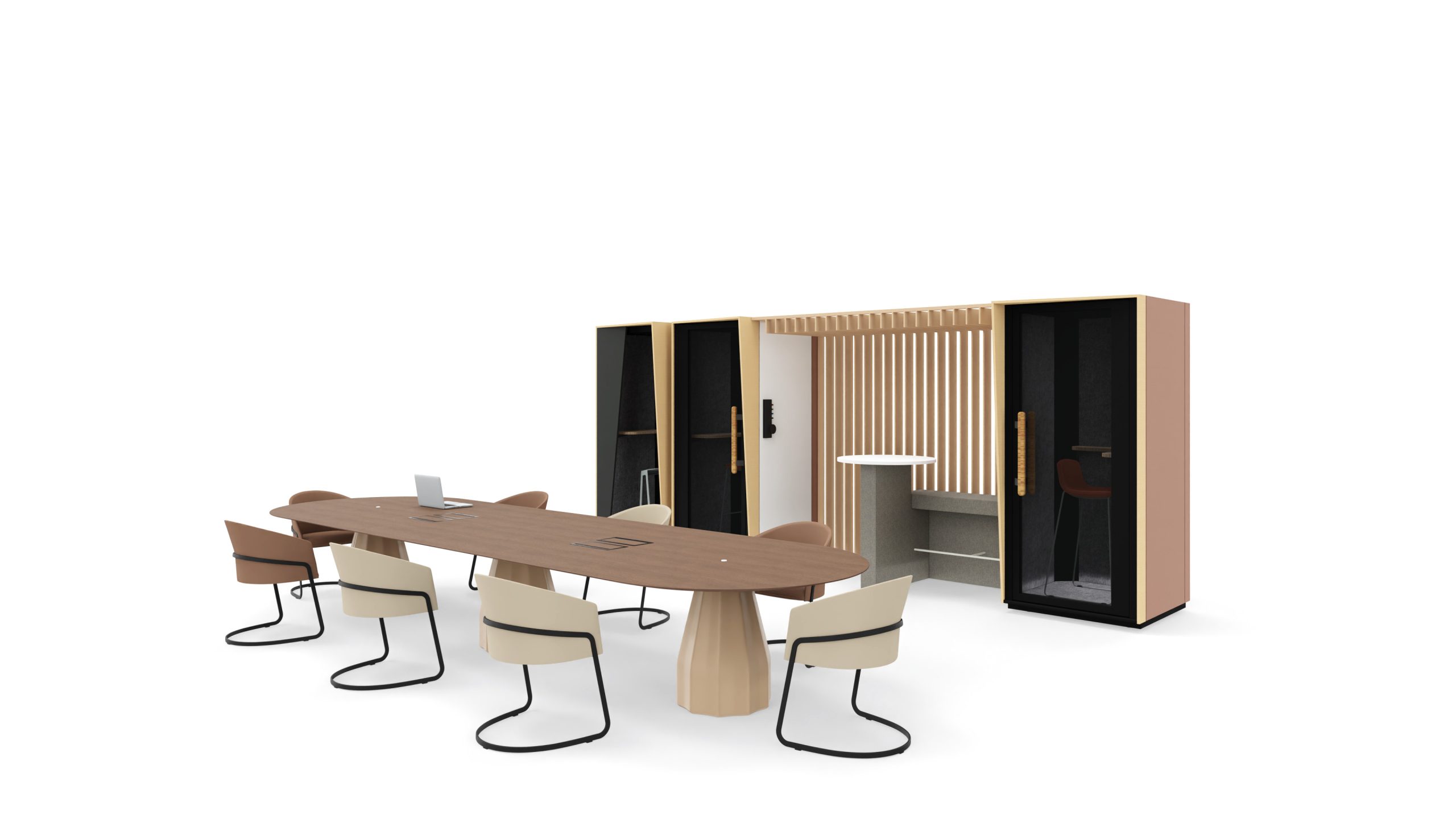 Elective Elements Freestanding Office Workstation - Steelcase