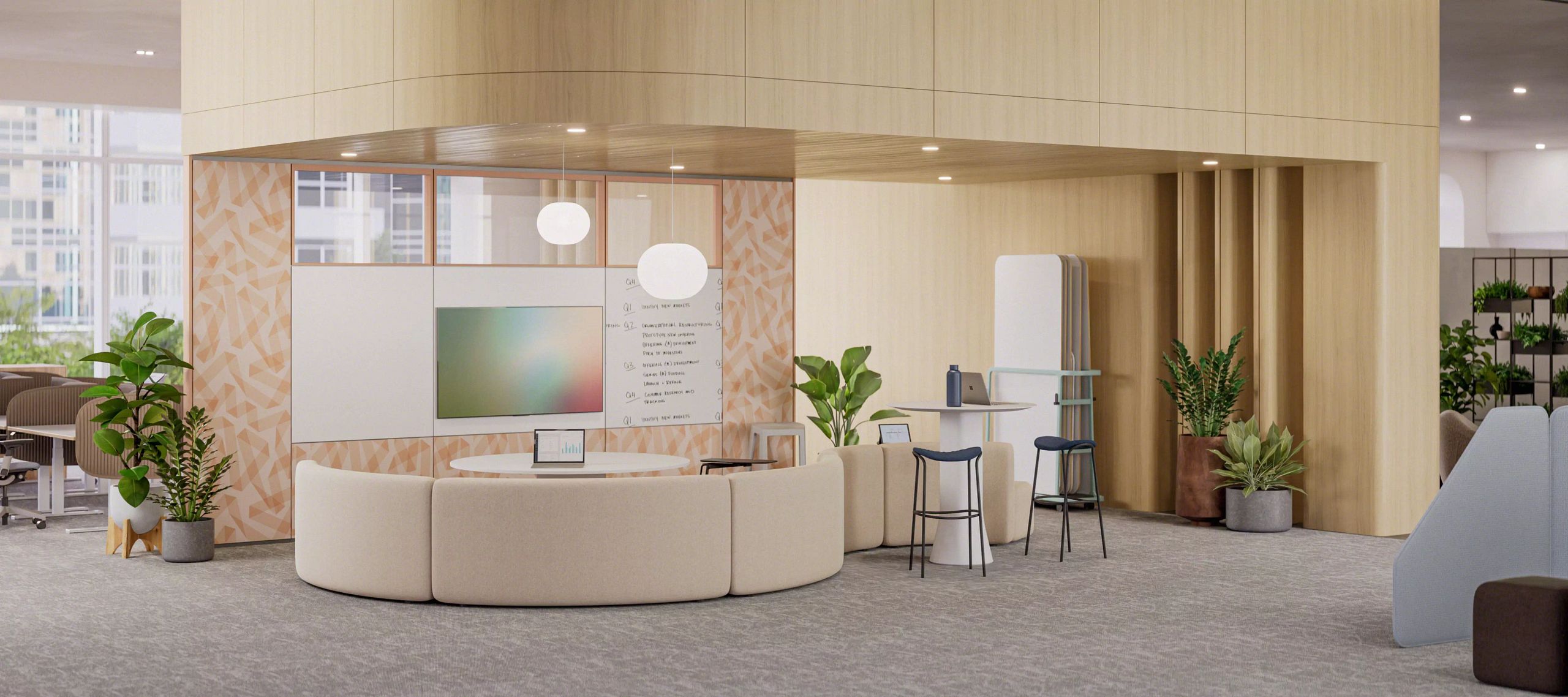 Connected lounge- Steelcase