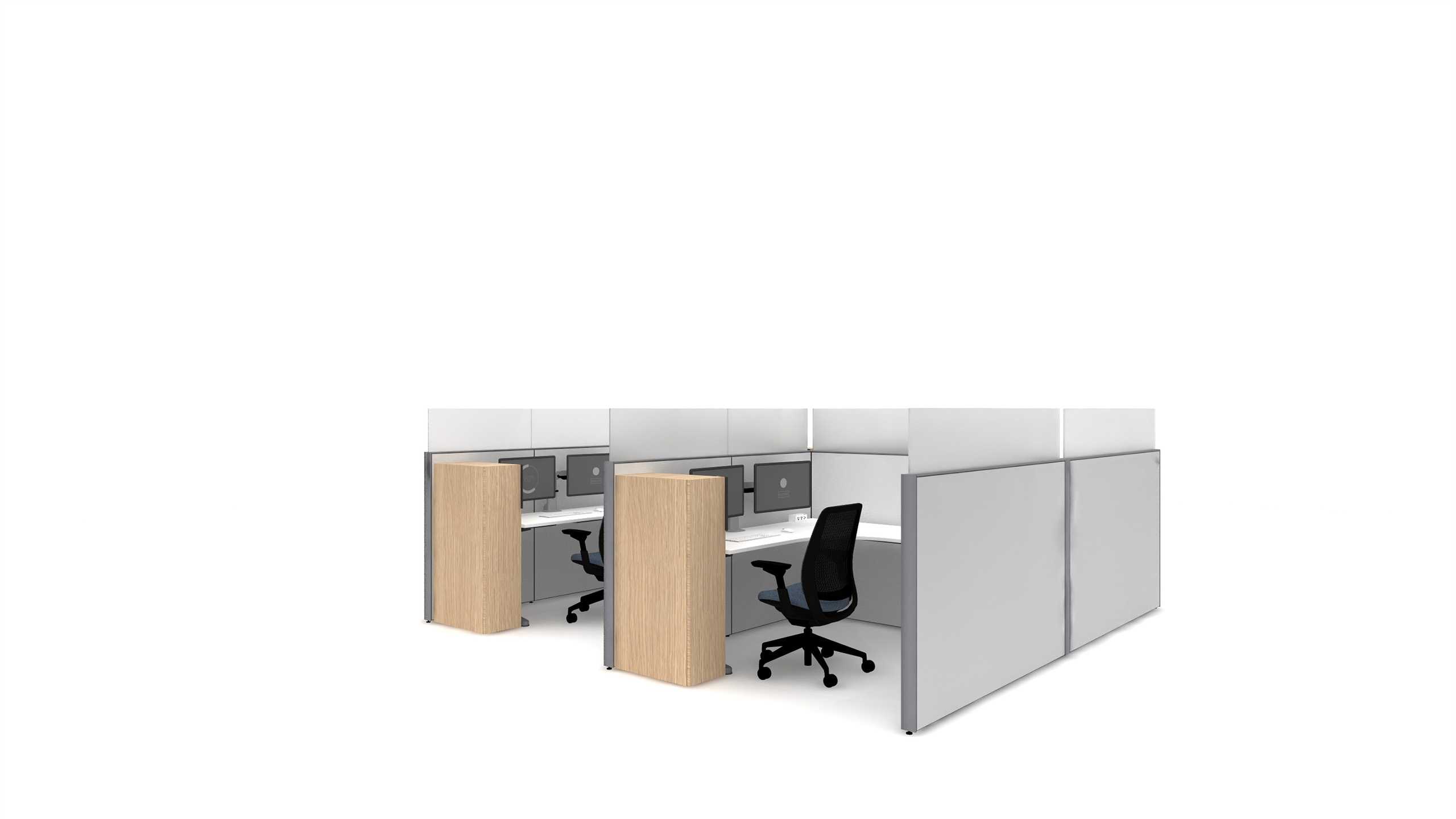 Focused Station – Privacy & Balance - APL00075 - Steelcase
