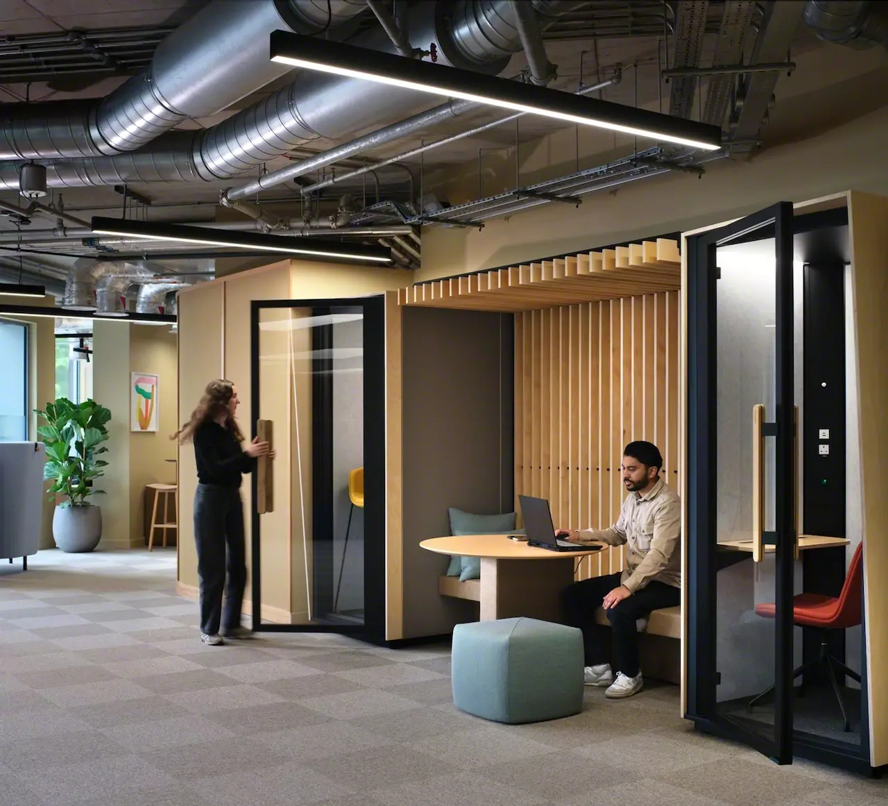 Be my guest® Office Phone Booth Pods by Orangebox | Steelcase