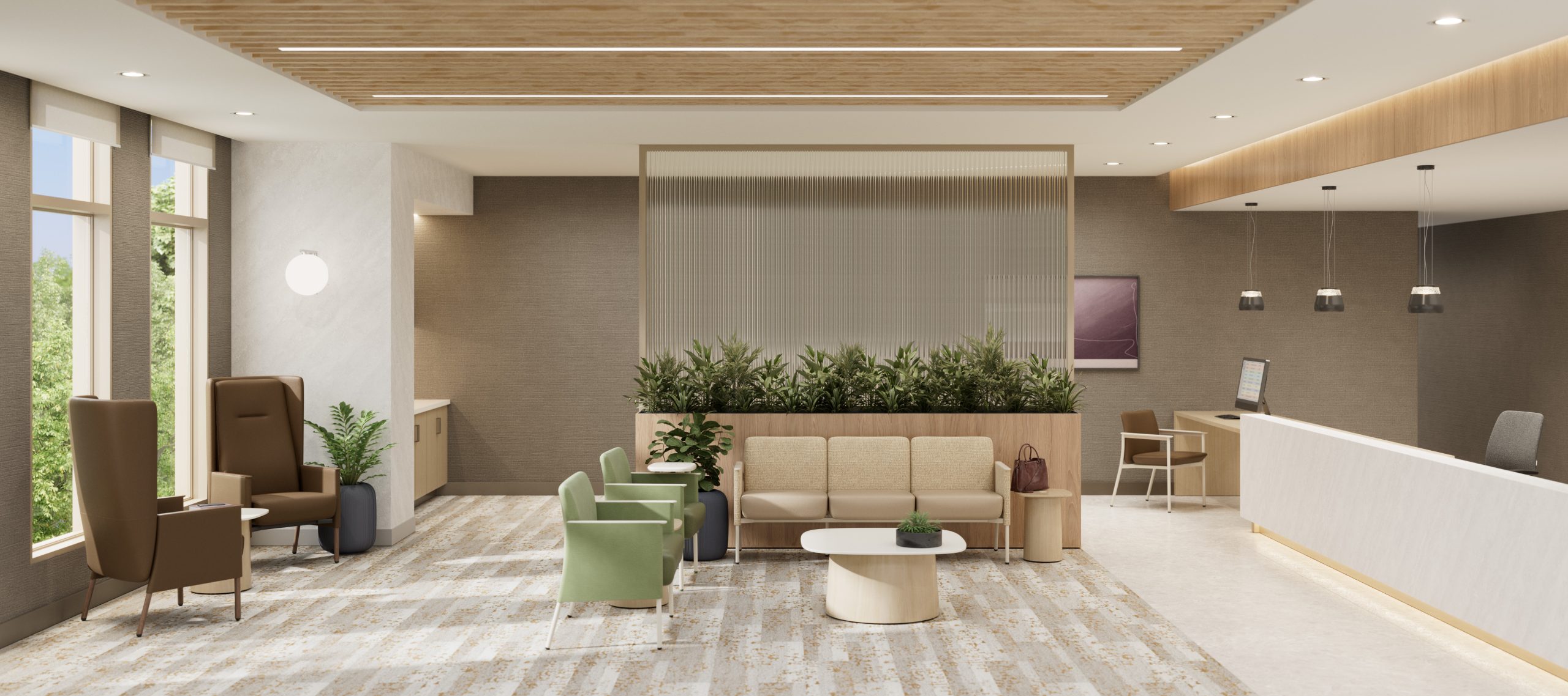 Healthcare Waiting Room & Transition Space Design - Steelcase